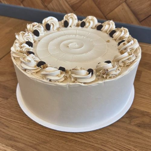 Coffee & Walnut Cake | Celebration Cakes | Buds Cafe Radyr